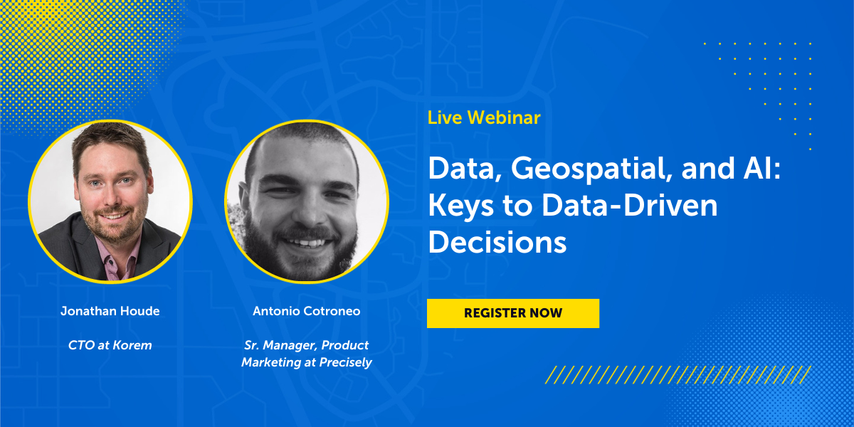 Data Geospatial And Ai Keys To Data Driven Decisions Korem